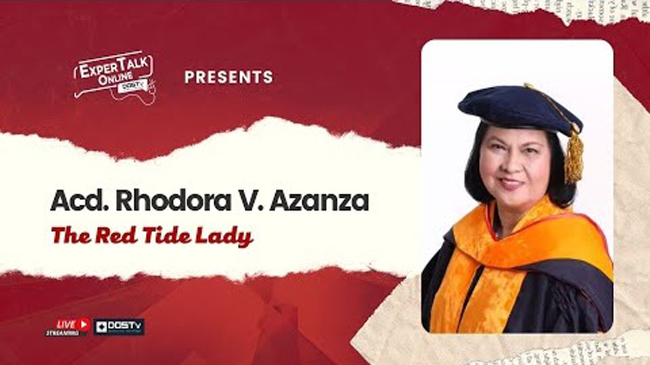 ExperTalk Online: The Red Tide Lady of The Philippines (January 05 ...