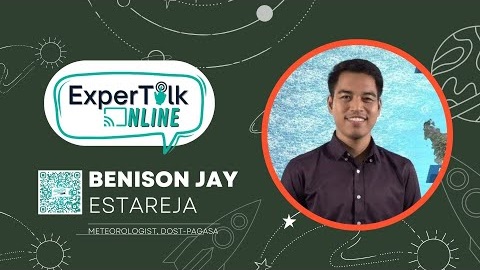 Expertalk Online: Benison Estareja - DOST PAGASA Meteorologist (April 13, 2022) | DOSTv ...